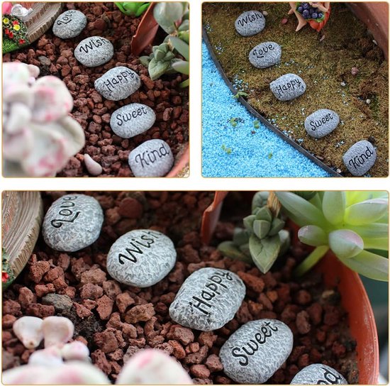 Decoratieve Steentjes - Mini Kiezels - Bloempotten Decoreren ...