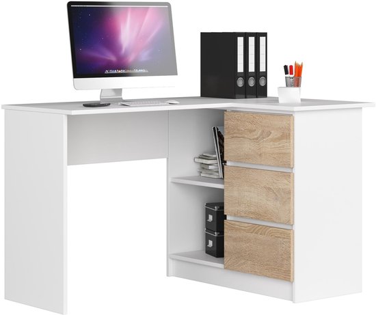 Hoekbureau Rechts B16 / Computerbureau / Computer Tafel / Bureautafel ...