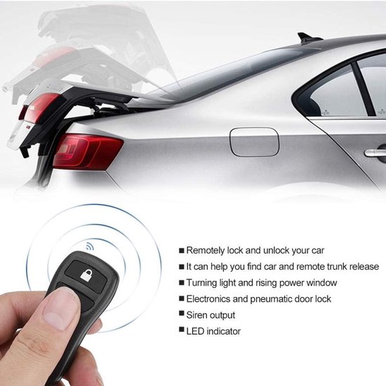 Remote Central Locking Keyless Entry System - Kit met Controle Box en 4 ...