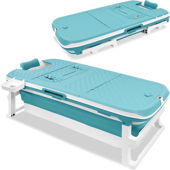 Zitbad Voor Volwassenen - Opvouwbaar Bad - Inklapbaar - blauw | bol