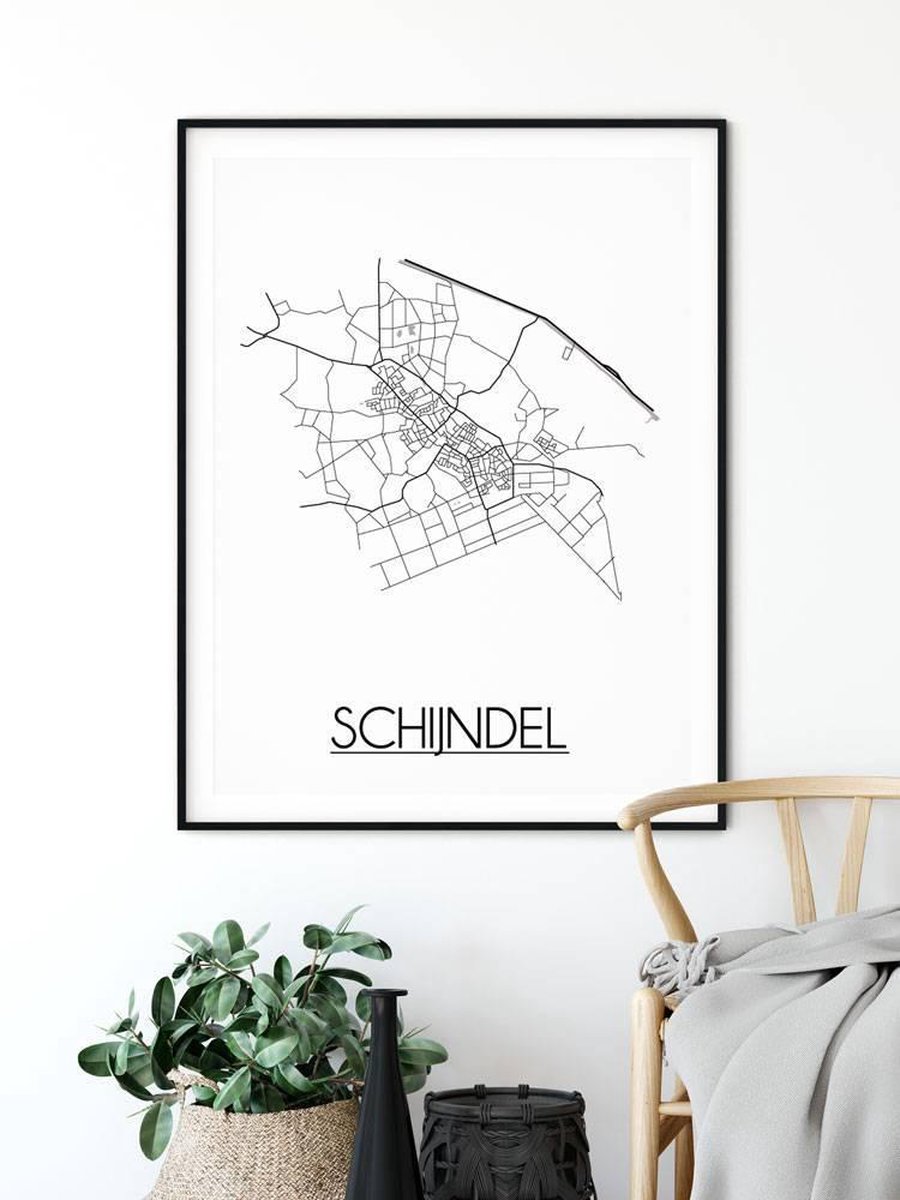 DesignClaud Schijndel Map poster A3 poster (29,7x42 cm) | bol.com