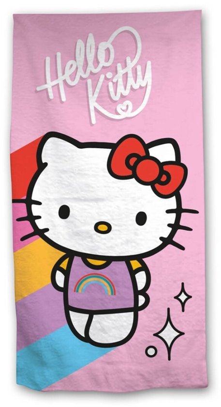Hello Kitty strandlaken polyester 70 x 140 cm | bol