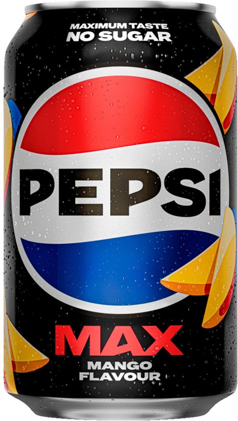 Pepsi Max Mango - Boisson gazeuse sans sucre - 24 canettes de 0 litre ...