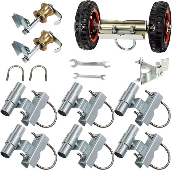 Rolpoort Set - Tuinpoort - Schuifdeur Mechanisme - 18x31x30cm - 14kg ...