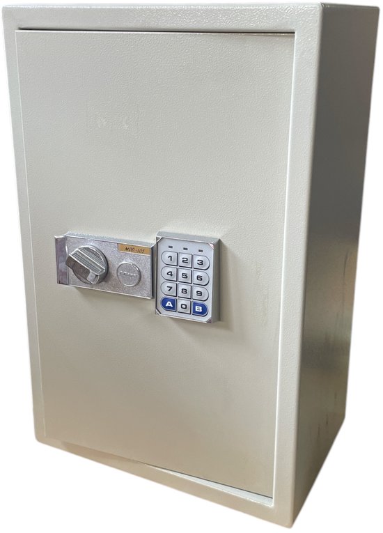 Arfe code kluis - Rechtopstaande Kluis - Metaal + staal - Grijs | bol