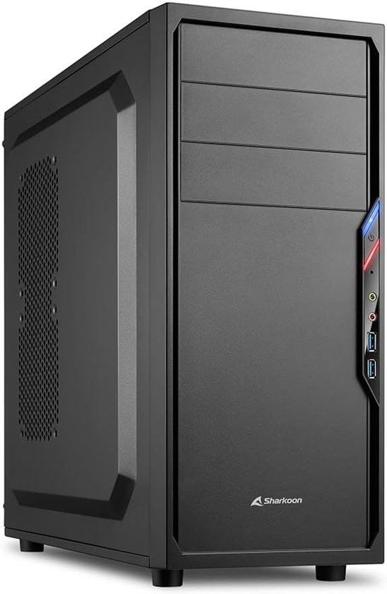 ATX PC Behuizing met 2x USB 3.0 – Zwart | bol