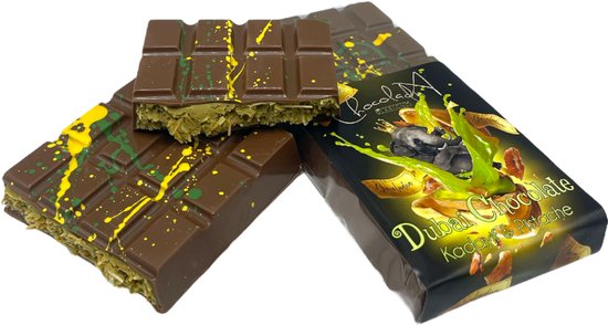 Grote Dubai-reep groot (240 gram) met extra vulling; De allerbeste ...