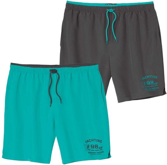 ATLAS FOR MEN - Set van 2 Zwemshorts Yatching - Heren - Verkrijgbaar in ...