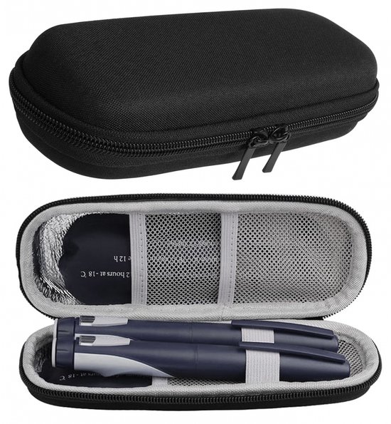 Diabetes koeltas - koeltas- diabetes etui - 2 Stuks - insuline spuiten ...