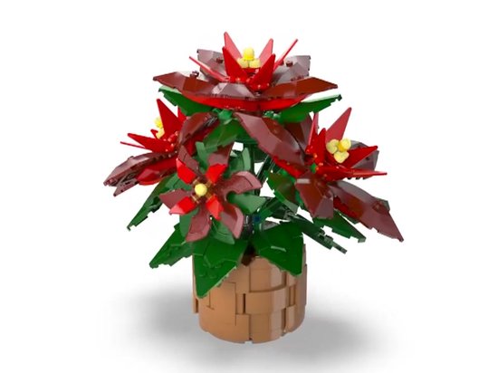 LEGO Icons Kerstster Poinsettia - 10370 | bol