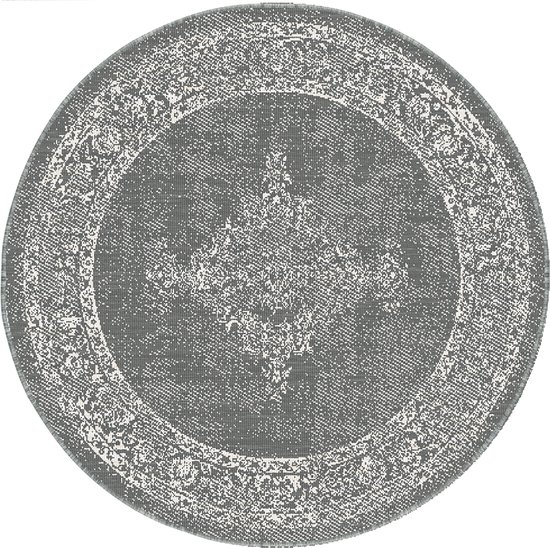 Brussels Vintage Buitenkleed – Rond - Indoor & Outdoor Vloerkleed ...
