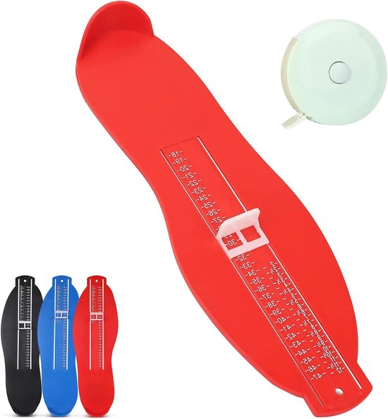 Voetmeter en voetmes voor kinderen - Meetlint voor het bepalen van ...