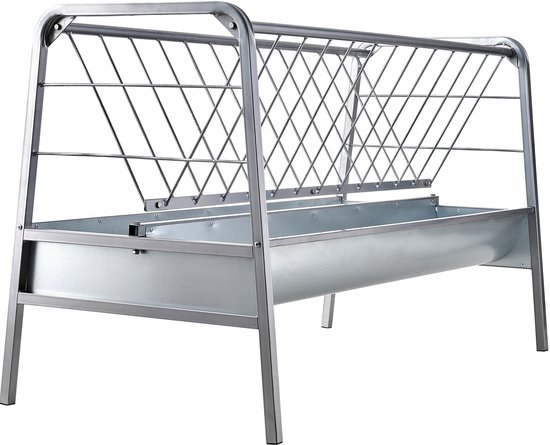 Hooi-Voederbak voor Vee - 2-in-1 graan- en hooi-voerbak - 80 Gallon | bol