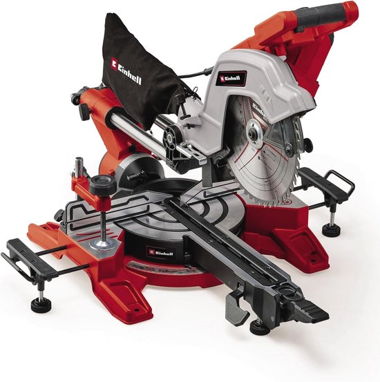 Trek-afkort-verstekzaag 2100 W met Laser en Flexibele Zaagkop - Ø 254 ...