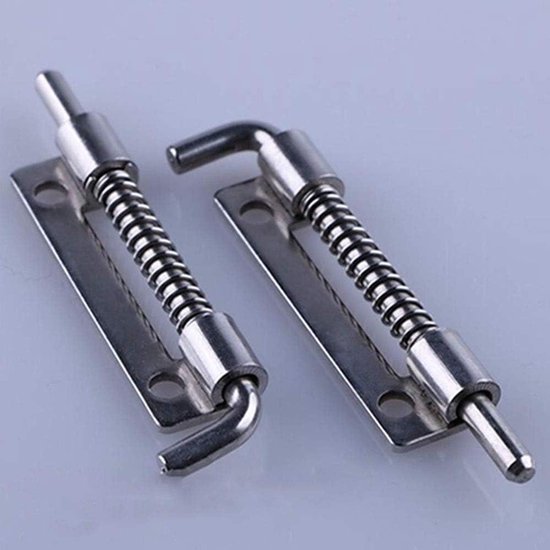 Dierlijke Bout 1 stks Metalen Lock Vat Bolt Lente Geladen Klink w/Grip ...