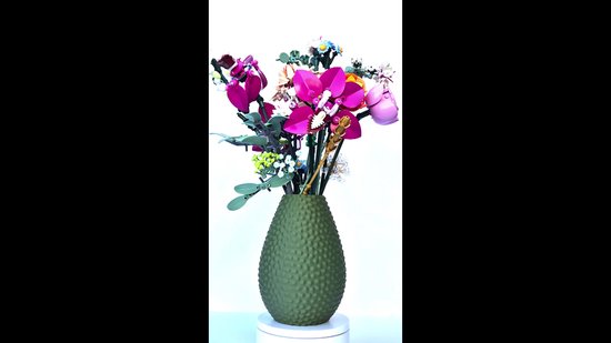Vaas Florium — Perfect voor o.a. lego Bloemen, Boeket & Botanical ...