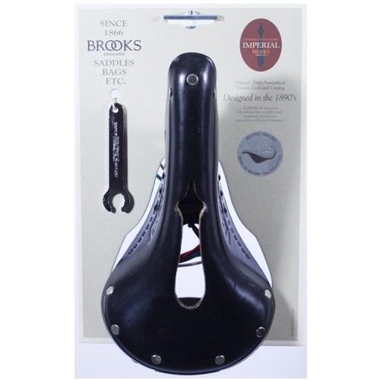 Brooks B17 Imperial Narrow - Fietszadel - Zwart | bol.com