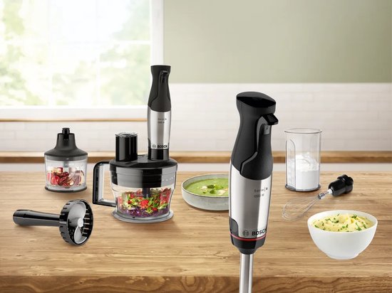 Bosch - Staafmixer ErgoMaster Serie 6 MSM6M673 - 1000W - Inclusief Hakmolen,... | bol
