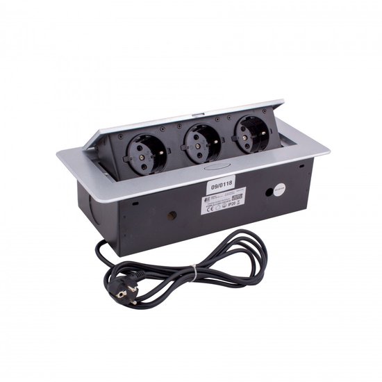 Design Light Kombibox Stekkerdoos - Stekkerblok met 3 stopcontacten ...