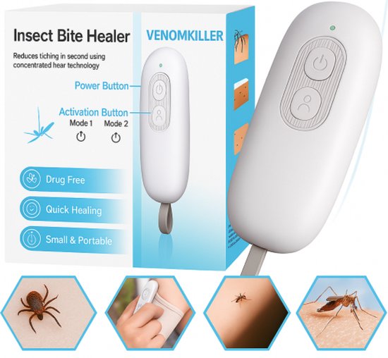 VENOMKILLER® Insectenbeetheler - Tegen Muggenbeten - Insectenbeetheler ...