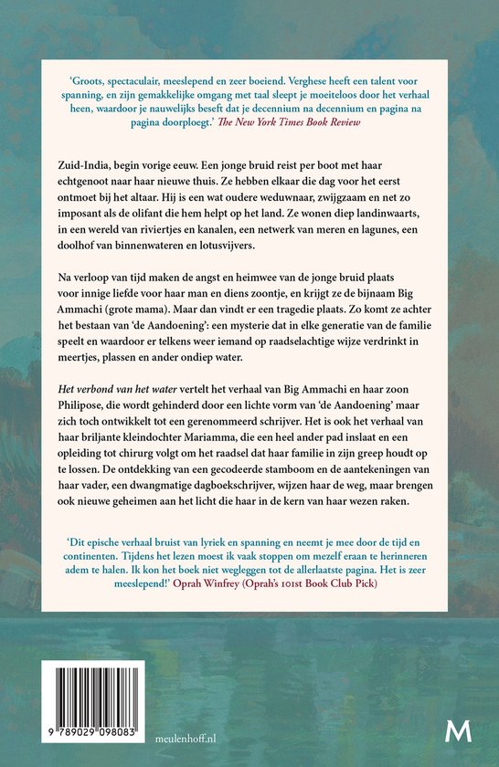 Het verbond van het water, Abraham Verghese | 9789029098083 | Boeken | bol