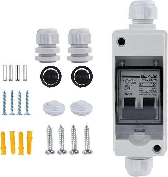 Photovoltaic Solar Isolation Switch - 1 String Combination Box with ...