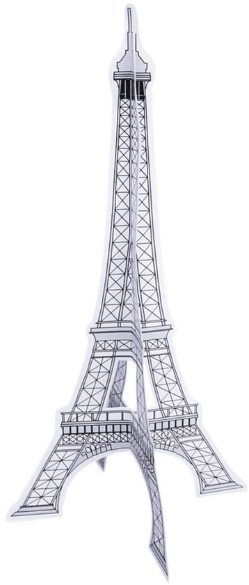 Decoratie Eiffeltoren - 40 cm - papier - brandvertragend - Frankijk ...