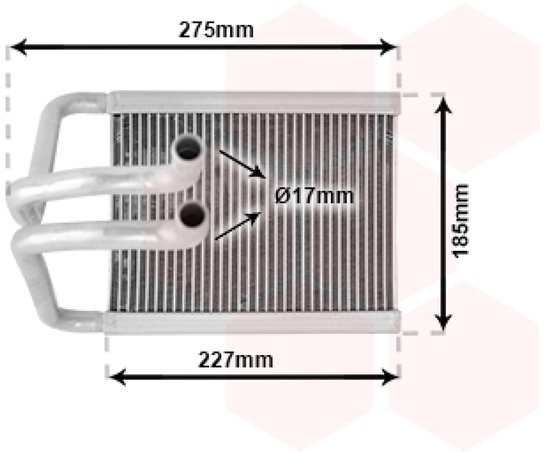 KACHEL RADIATEUR VOOR HYUNDAI TUCSON 2005-2009 971382E100 | bol