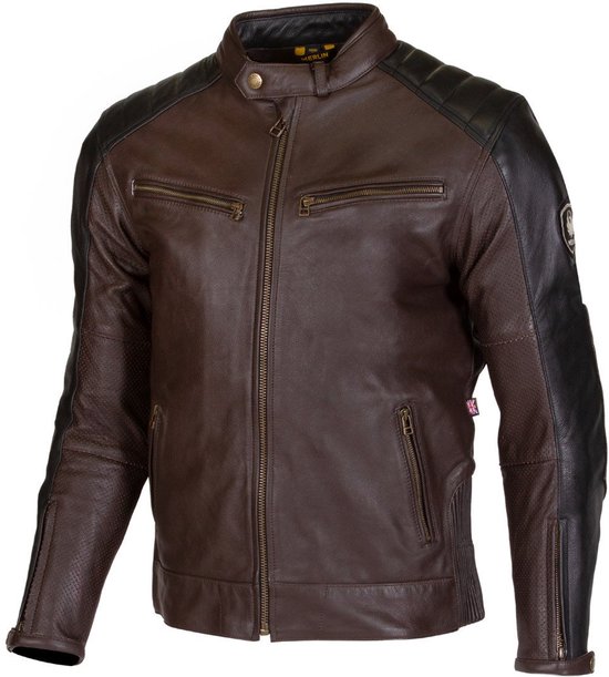 Merlin Chase II D3O Bruin Leren Motorjas - Maat 40 - Jas | bol