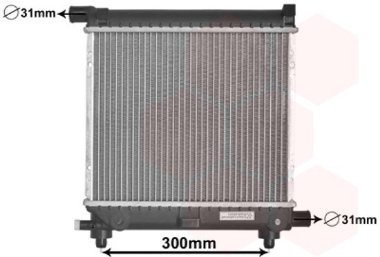 Van Wezel - RADIATOR VOOR MERCEDES BENZ 190 W201 1982-1993 2015000503 | bol