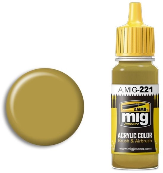 AMMO MIG 0221 FS 33481 Zinc Chromate Yellow - Acryl Verf flesje | bol