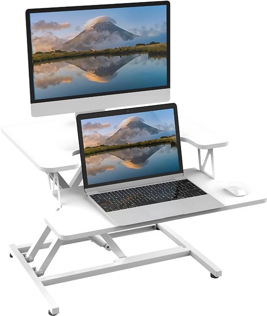 Livista Sit-Stand Desk Gas-Spring - Laptoptafel - Zit Sta Bureau ...