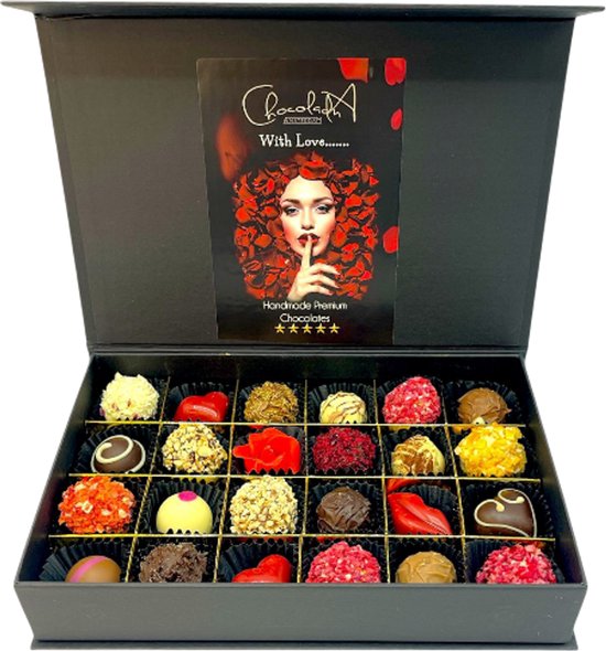 Valentijn / LOVE medium - Luxe doos Love-chocolade speciaal voor jouw ...