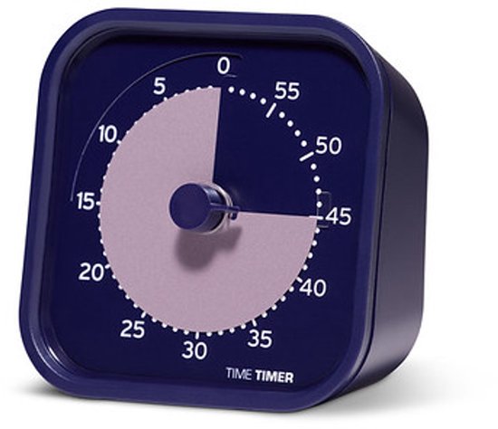 Time Timer® MOD Home Edition - Metallic Indigo - nieuw model! | bol