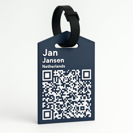 SmartLuggage Tag – Gepersonaliseerd Bagagelabel met QR-code | bol