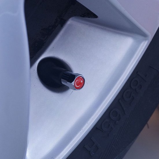 Schrader (auto) ventiel - Zilver Turkije aluminium met afdichting | bol