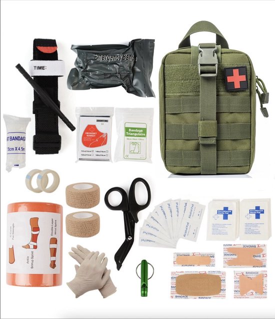 Militaire EHBO kit - Medisch - Professioneel - First aid - Kamperen ...