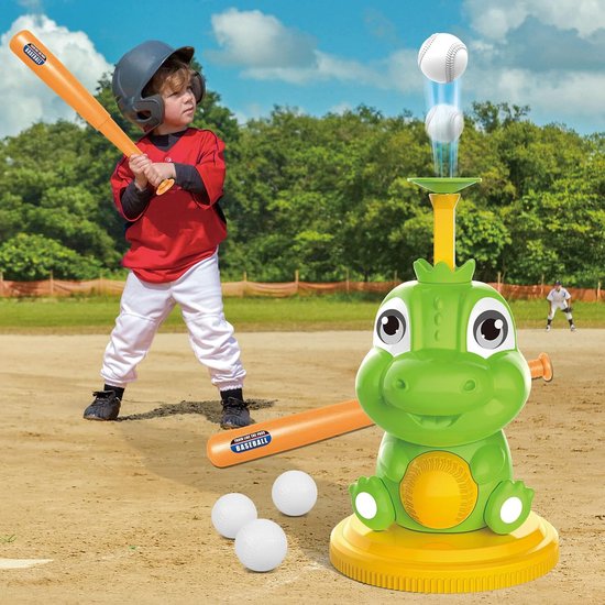Peuters Dinosaurus Honkbal T-bal Set - Speelgoed Verstelbare Knuppel ...