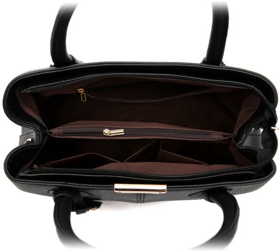 PU leren eenvoudige mode handtas - damestas schoudertas - grote ...