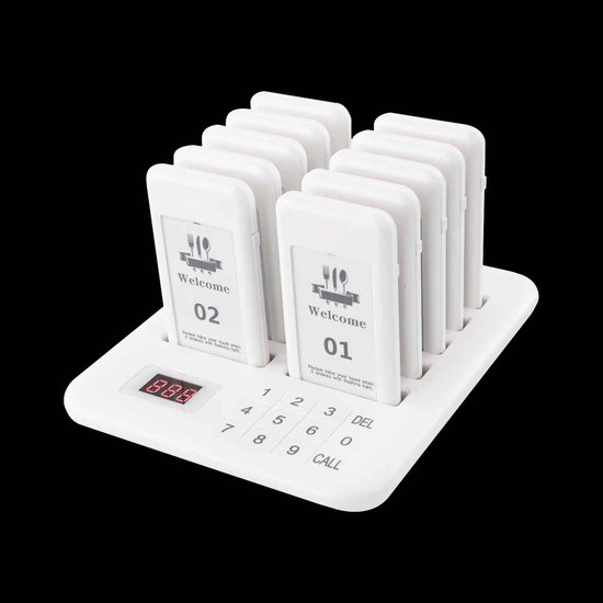 PS - Oproepsysteem Horeca - Restaurant Pager - Snel oplaadbaar - Modern ...