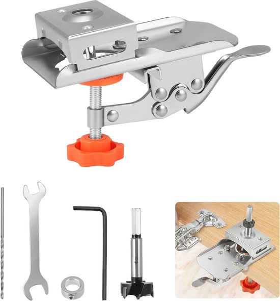 Boorgereedschap voor Houtbewerking - 35 mm Scharnier Boorsjabloon met ...
