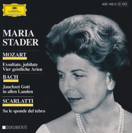 Maria Stader – Maria Stader Singt Mozart, Bach, Scarlatti, Maria Stader ...