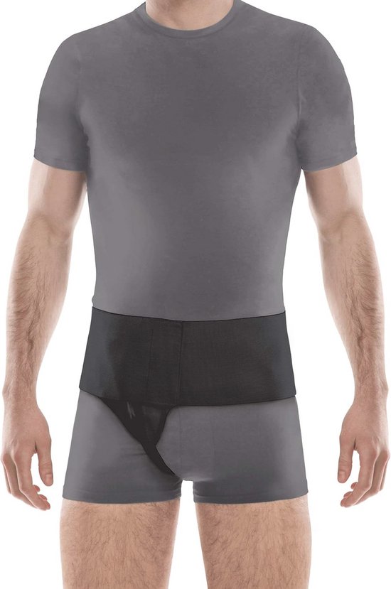Lieshernia Riem Medium Zwart - Ondersteuning voor Hernia's bij Mannen ...