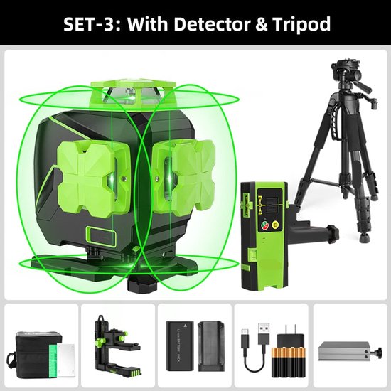 Kruislijnlaser - 4D Kruislijn - Bouwlaser - Rotatielaser - Laserliner ...