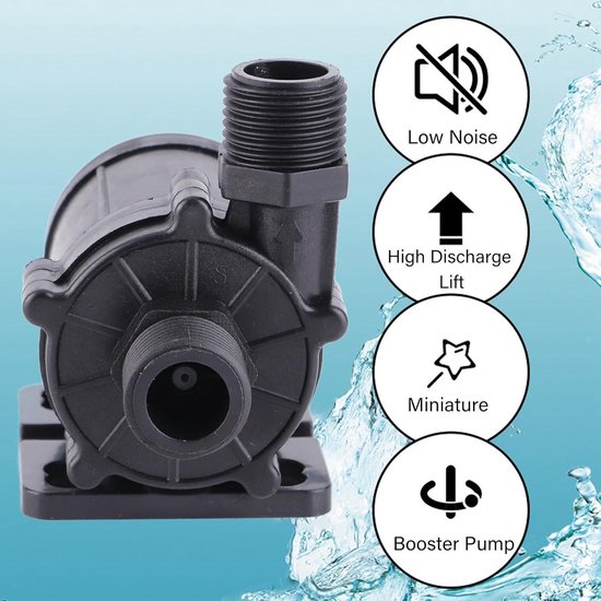 30W 12V Automatische Huishoudelijke Boosterpomp voor Verwarming 700L/H ...
