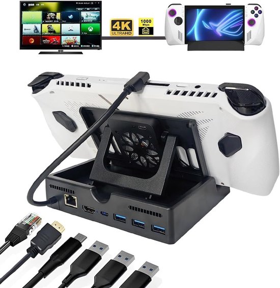 Console Docking Station Steam Deck 6 in 1 dock, docking station ...