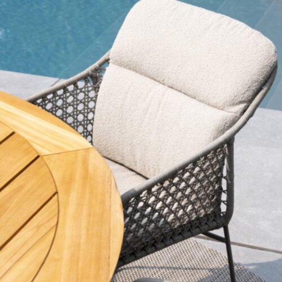 4 Seasons Moretti lounge dining stoel - bruin | bol