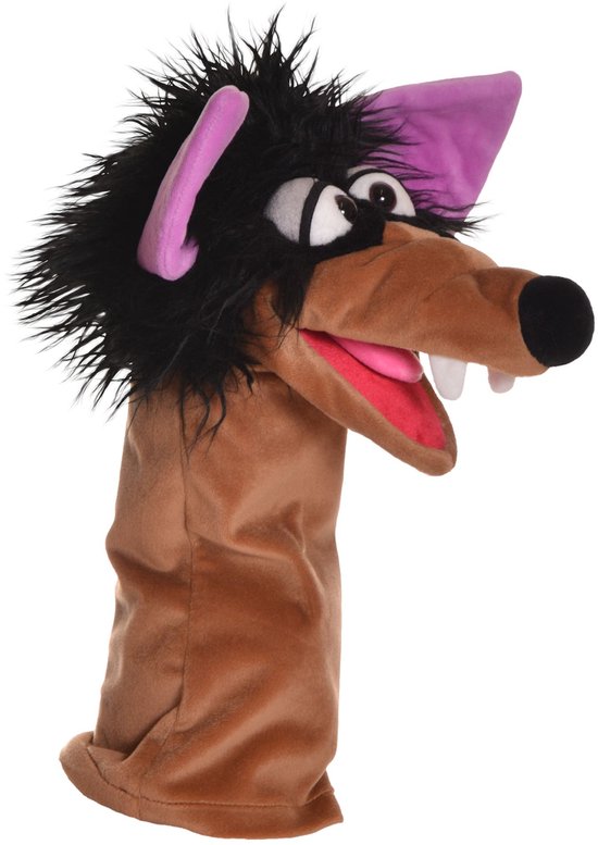 Living Puppet handpop sok Dieter wolf 37cm | bol