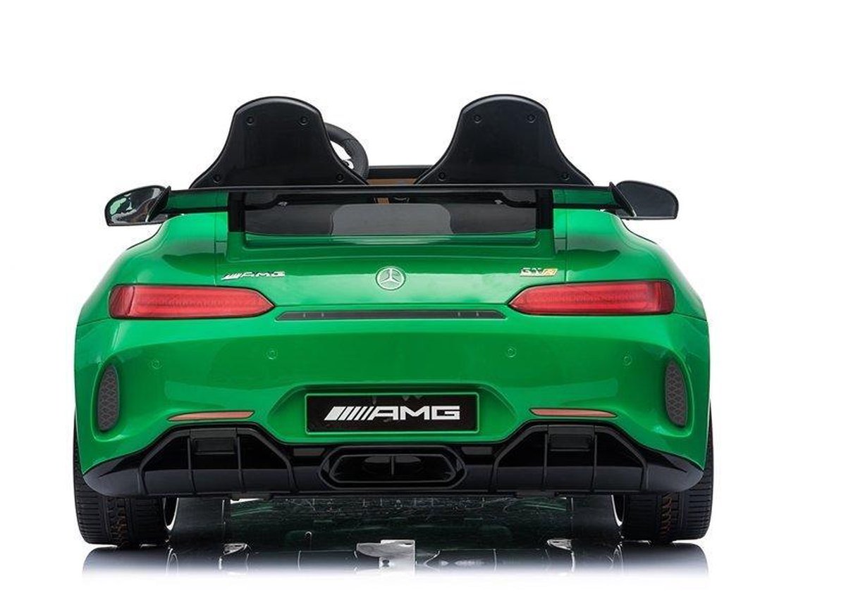 Elektrische Kinderauto Mercedes Benz GT R Groen 2 Persoons Auto 24V ...