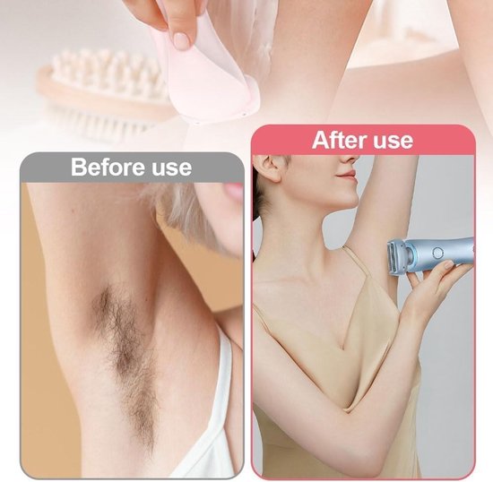 Silkbabe Lady Shaver - Nat & Droog - 2-in-1 Dual Head Razor | bol